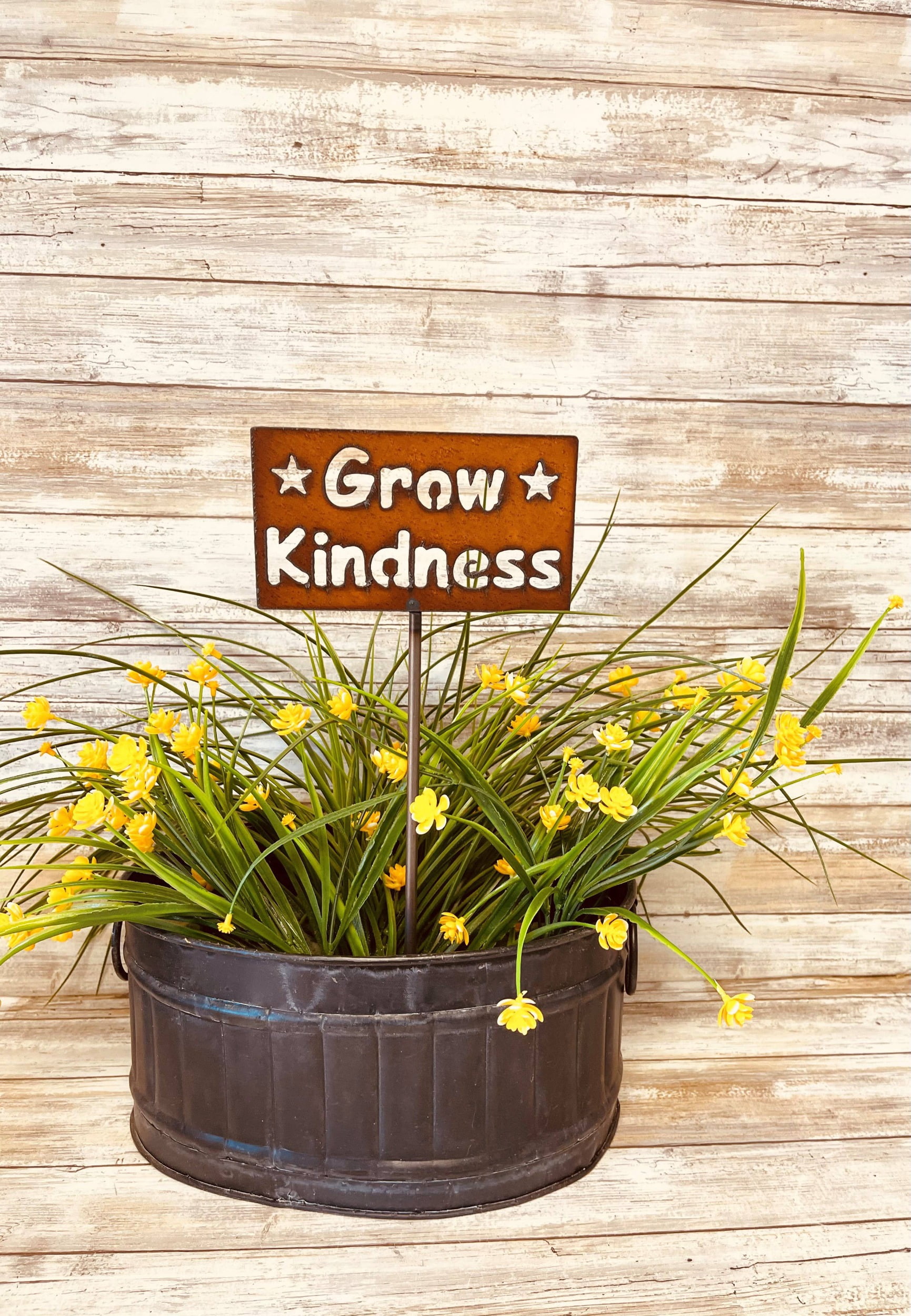 Grow Kindness Garden Plant Stake Plaque - Walmart.com