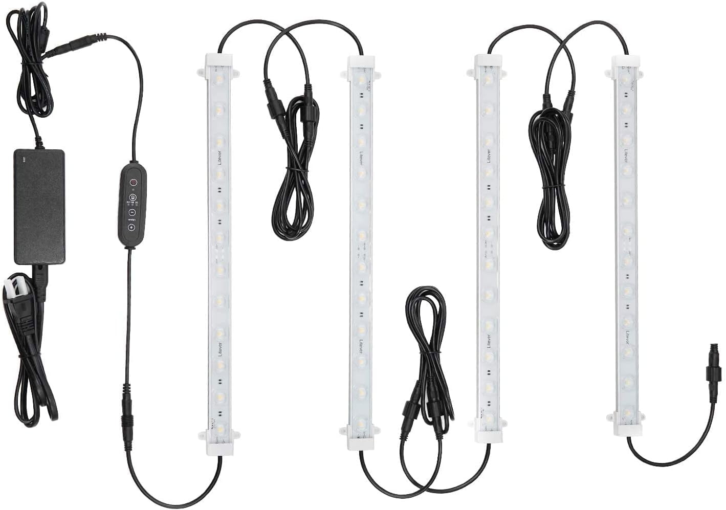 Grow LED Light Strip Kits for Plants, 45W, Full Spectrum White Grow ...