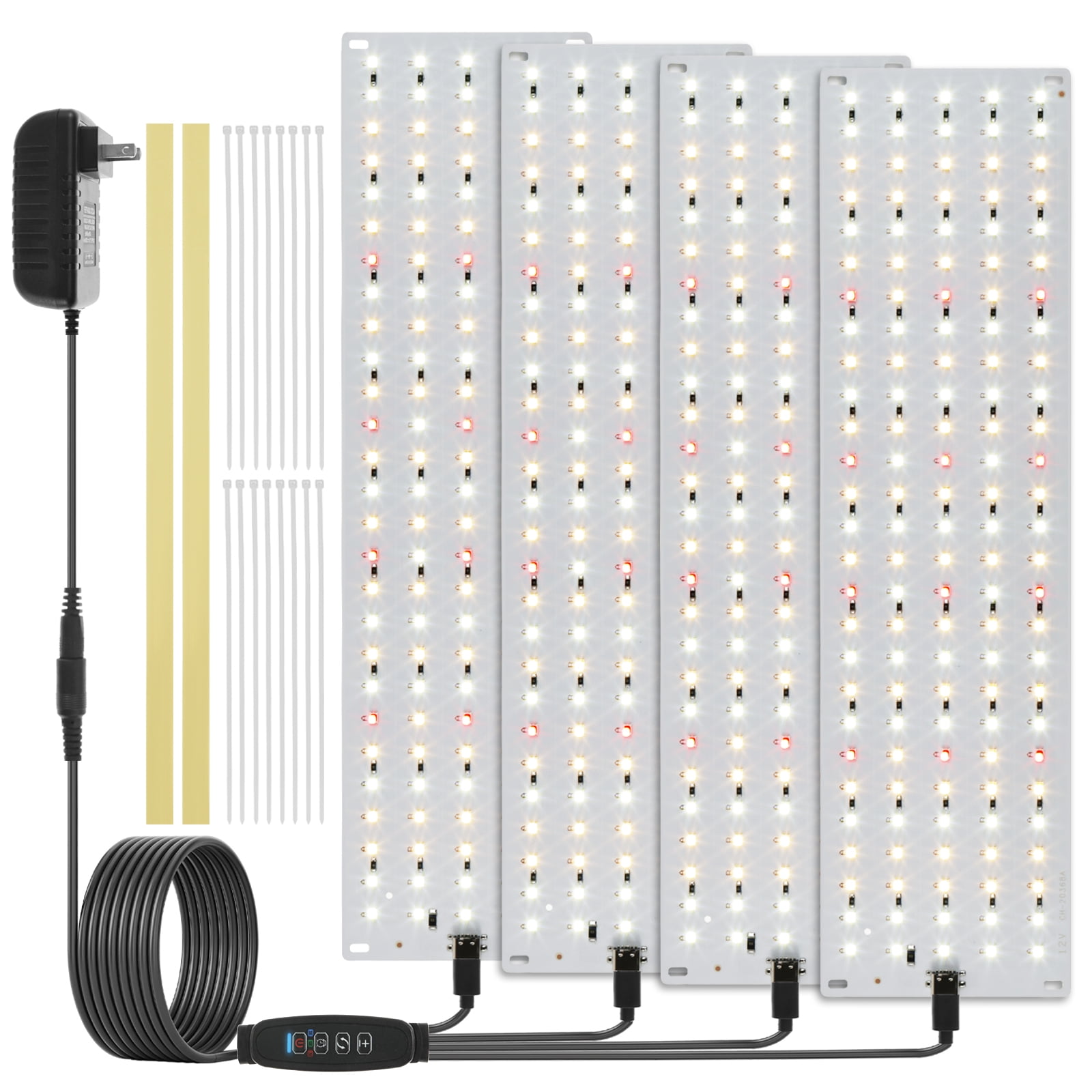 Grow Light 270 LEDs/540 LEDs Full Spectrum Grow Lamp with Auto On/Off ...
