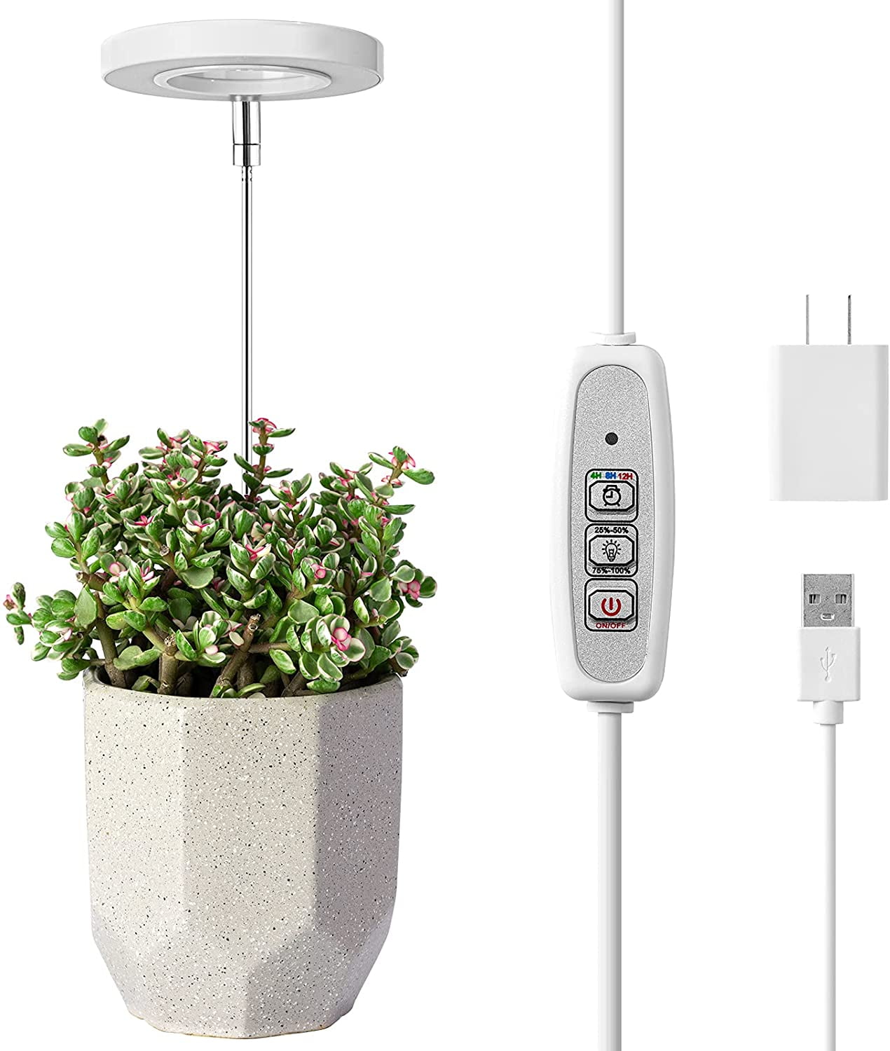 Grow Light, Full Spectrum LED Plant Light for Indoor Plants, Height ...