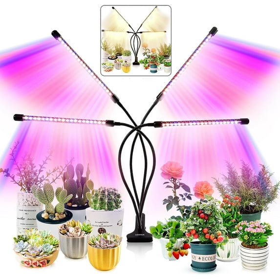 Grow Light for Indoor Plants - Upgraded Version 80 LED Lamps with Full ...