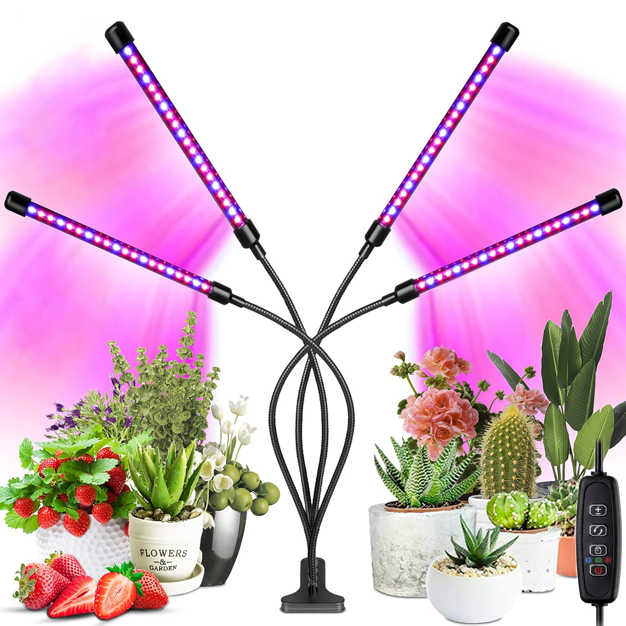 Grow Light, Plant Light for Indoor Plants, LED Full Spectrum Plant Grow ...