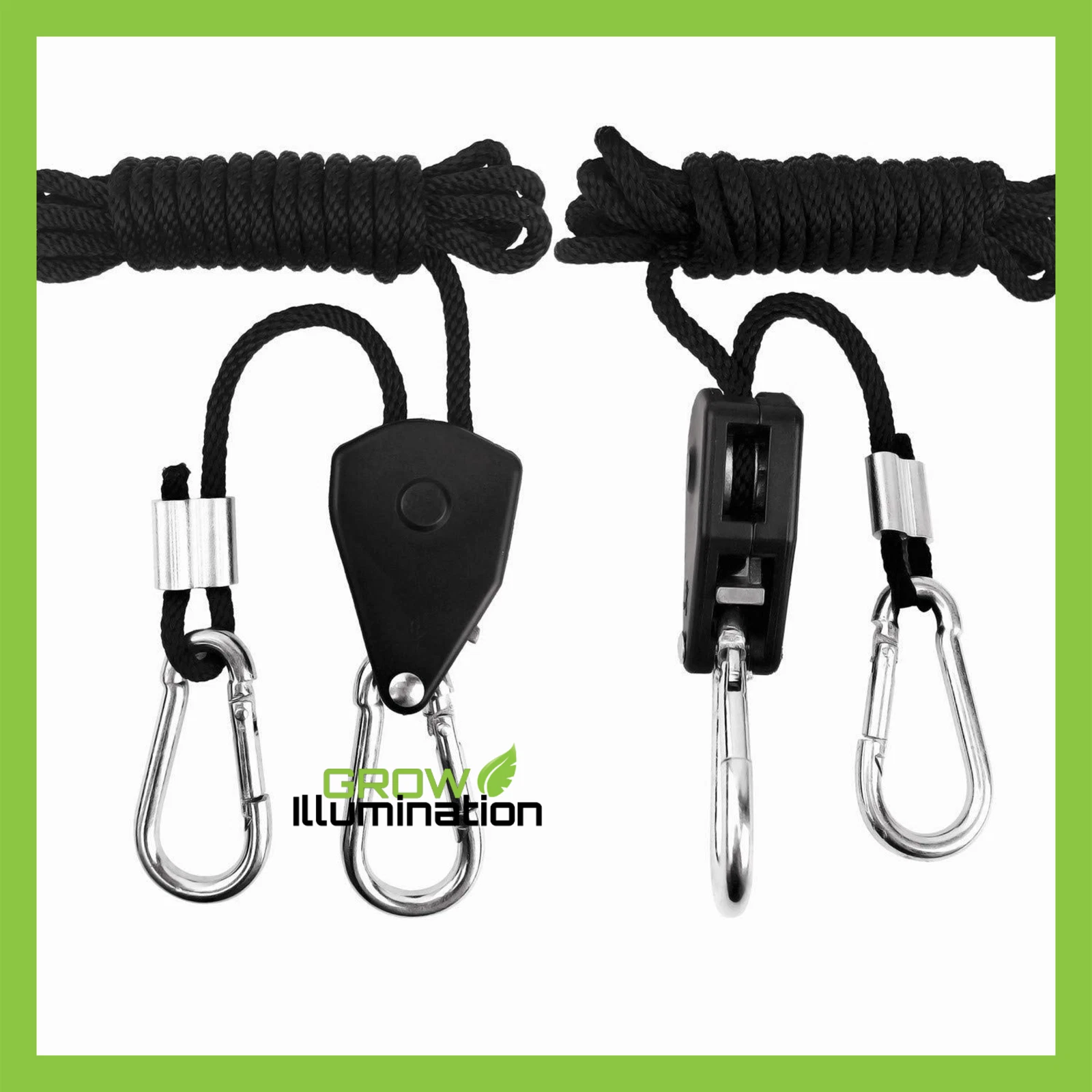Grow Light Rope Hanger Ratchet, Metal Gear, Heavy Duty 1/8 150Lb, Best ...