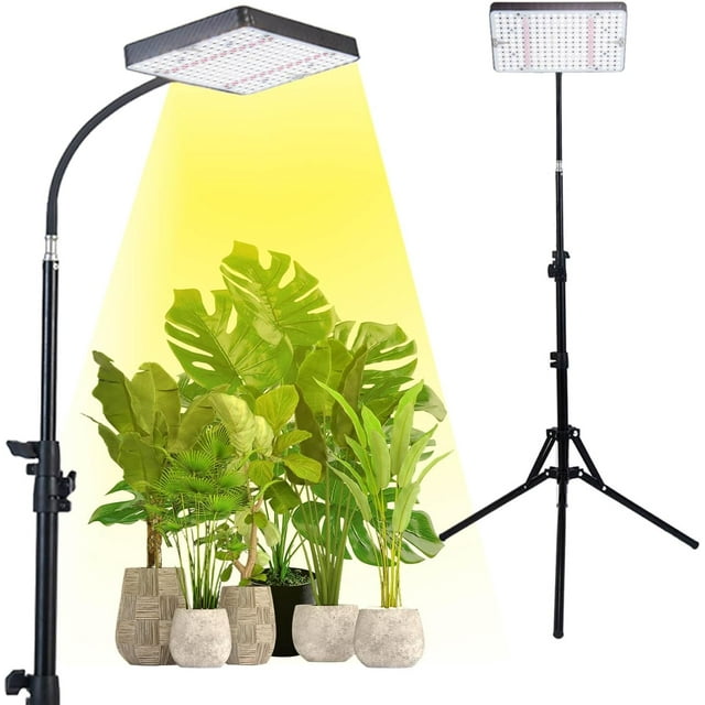 Grow Light with Stand 2000 Lumen, 25 Watt Full Spectrum Floor Grow ...