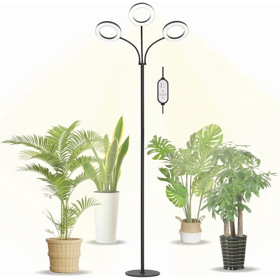 Grow Light for Indoor Plants Full Spectrum LED Tall Plant Lights with ...