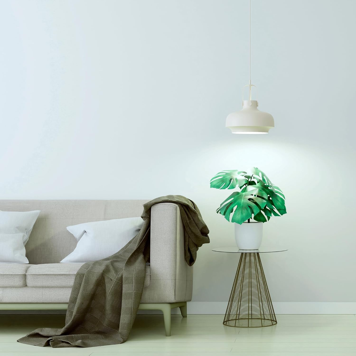 Grow Lights for Indoor Plants, A19 LED Light Bulbs for Seeds and Greens ...