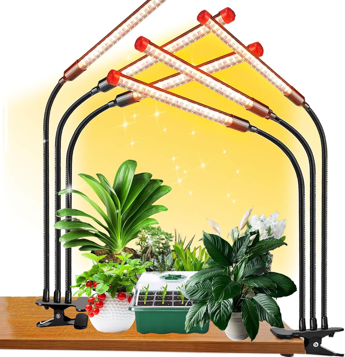 Grow Lights for Indoor Plants Full Spectrum, LED Plant Lights, 3000k ...