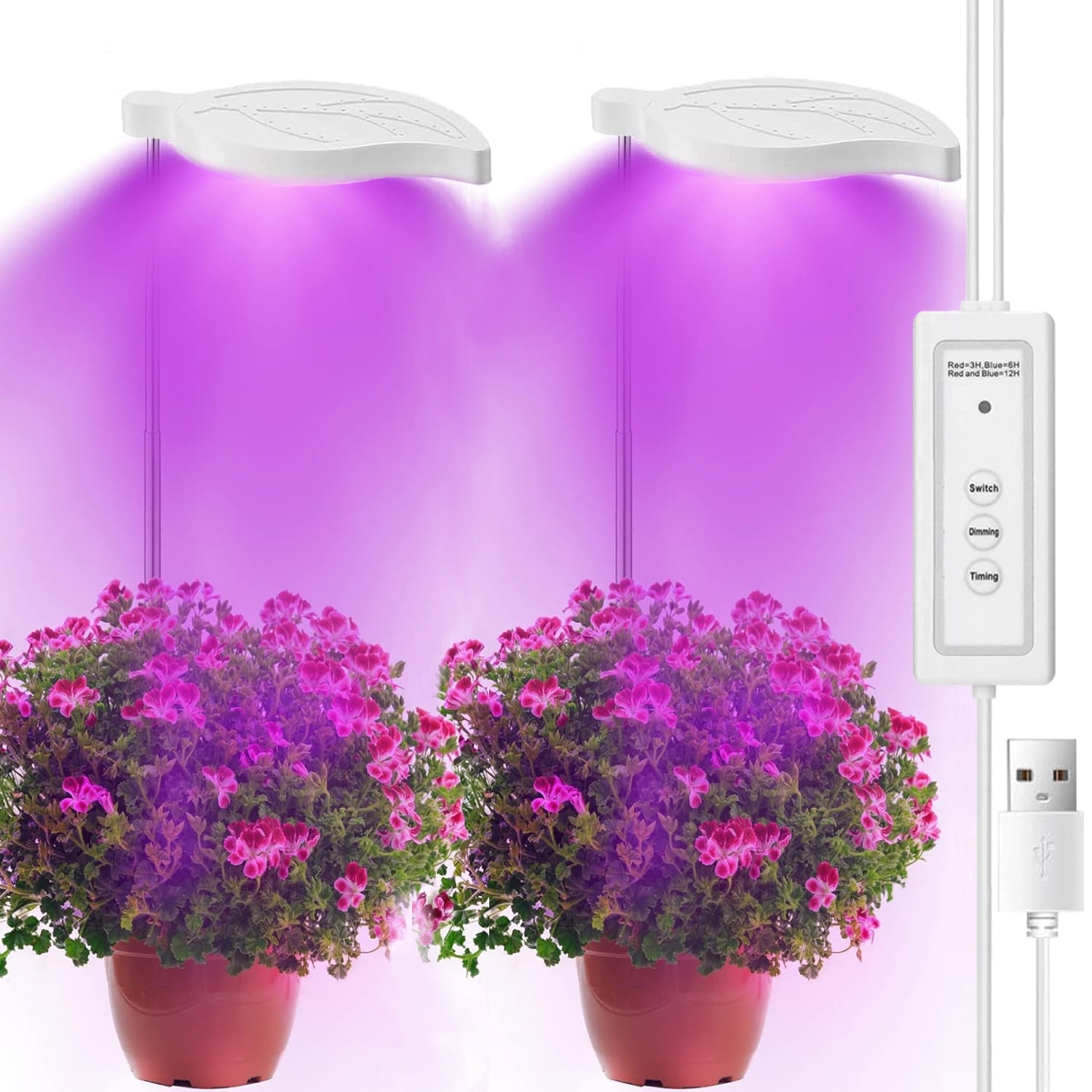 Grow Lights for Indoor Plants Full Spectrum Plant Light for Indoor ...