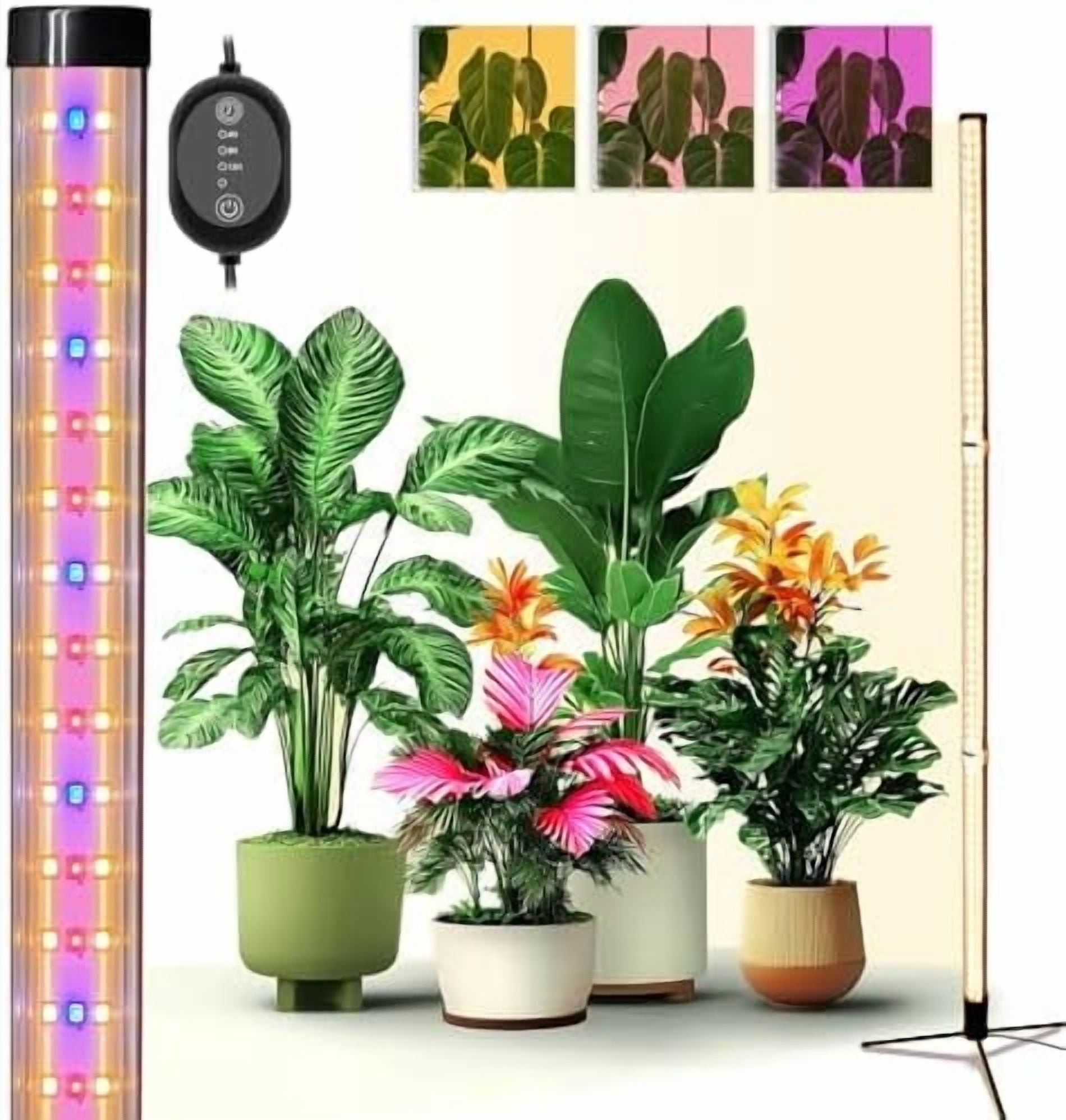 Grow Lights for Indoor Plants with Stand, Standing Grow Light with 3 ...