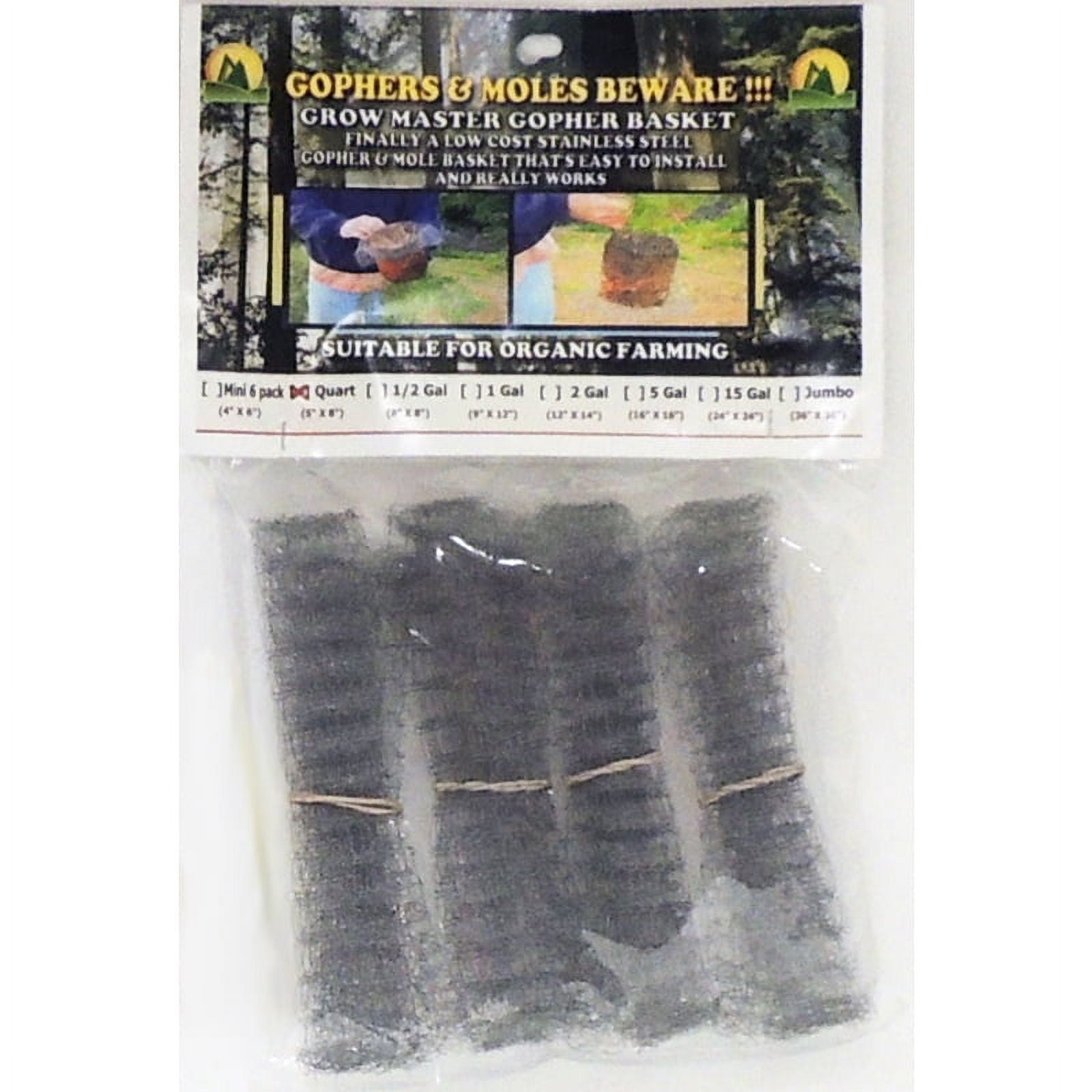 Daniel Scott Schweitzer 7534928 1 qt Gopher Basket Stainless Steel Mesh ...