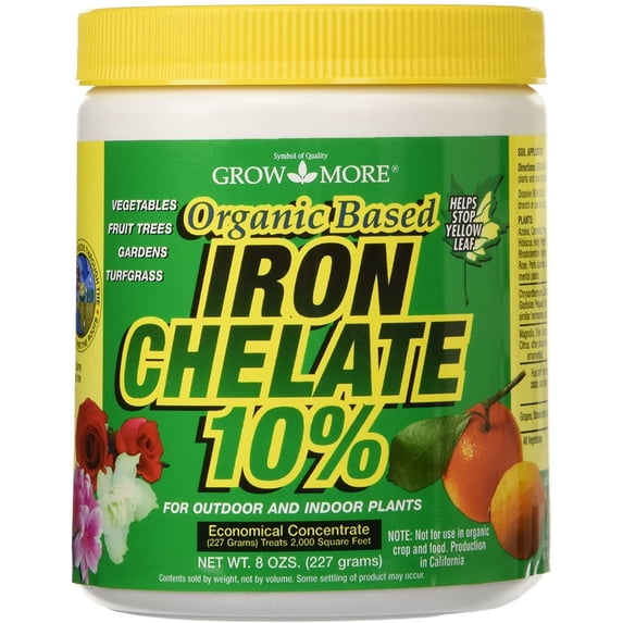 Grow More 7450 8 Oz Organic Iron Chelate Concentrate - Walmart.com