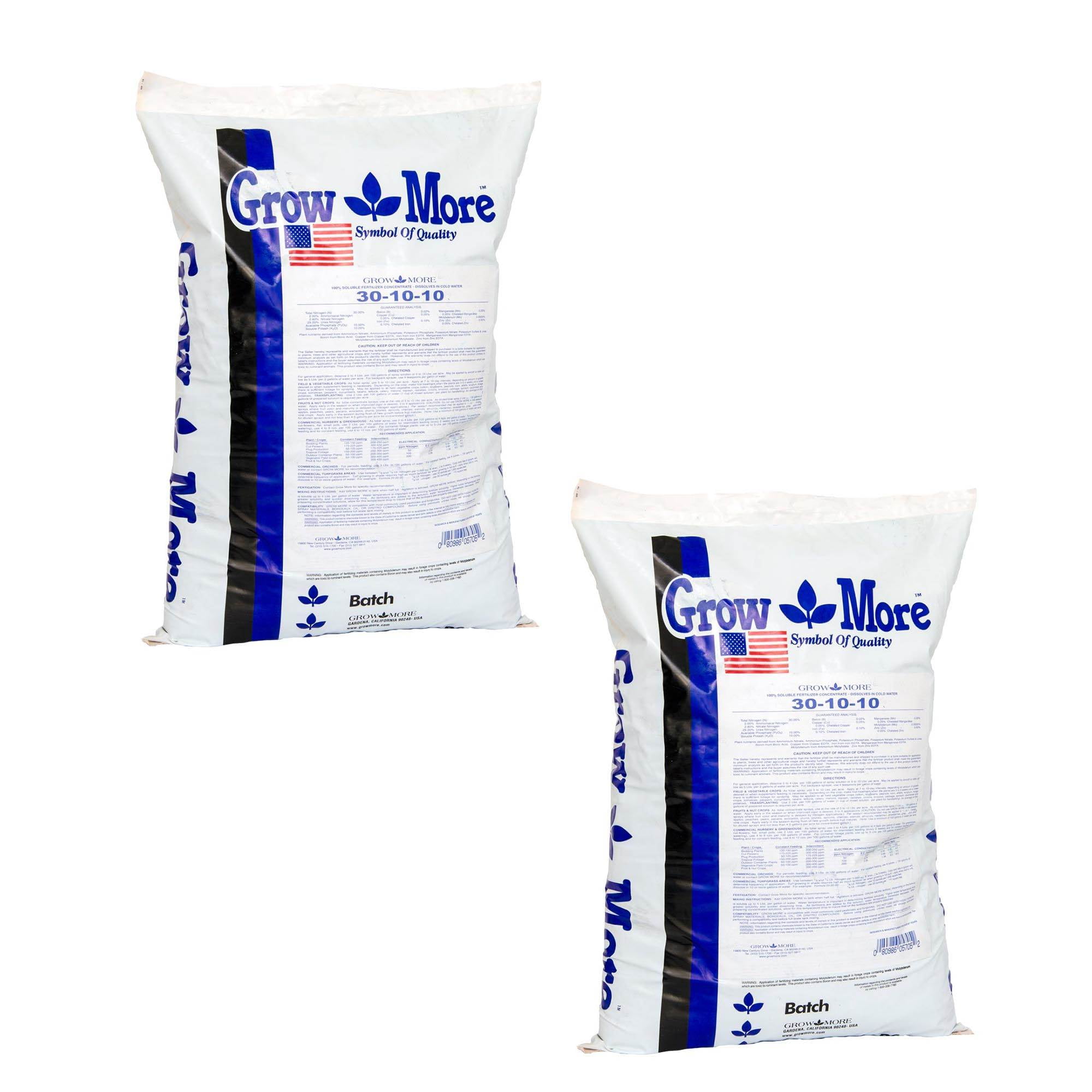 Grow More Cold Water 30-10-10 Soluble Concentrated Plant Fertilizer (2 ...