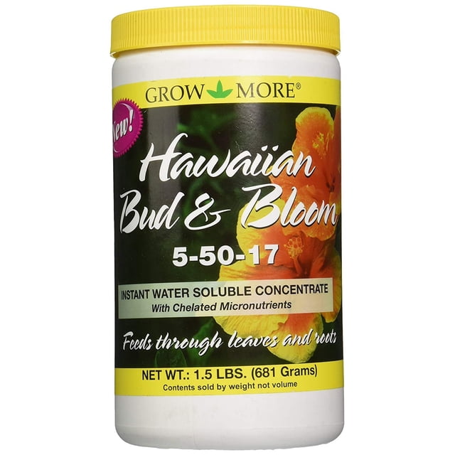 Grow More Hawaiian Bud And Bloom Plant Nutrients 5-50-17, 1.5lb ...