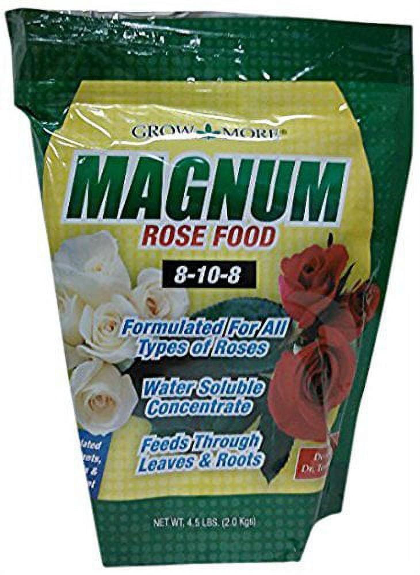 Grow More Magnum Rose Food Water Soluble Fertilizer Concentrate 8-10-8 ...
