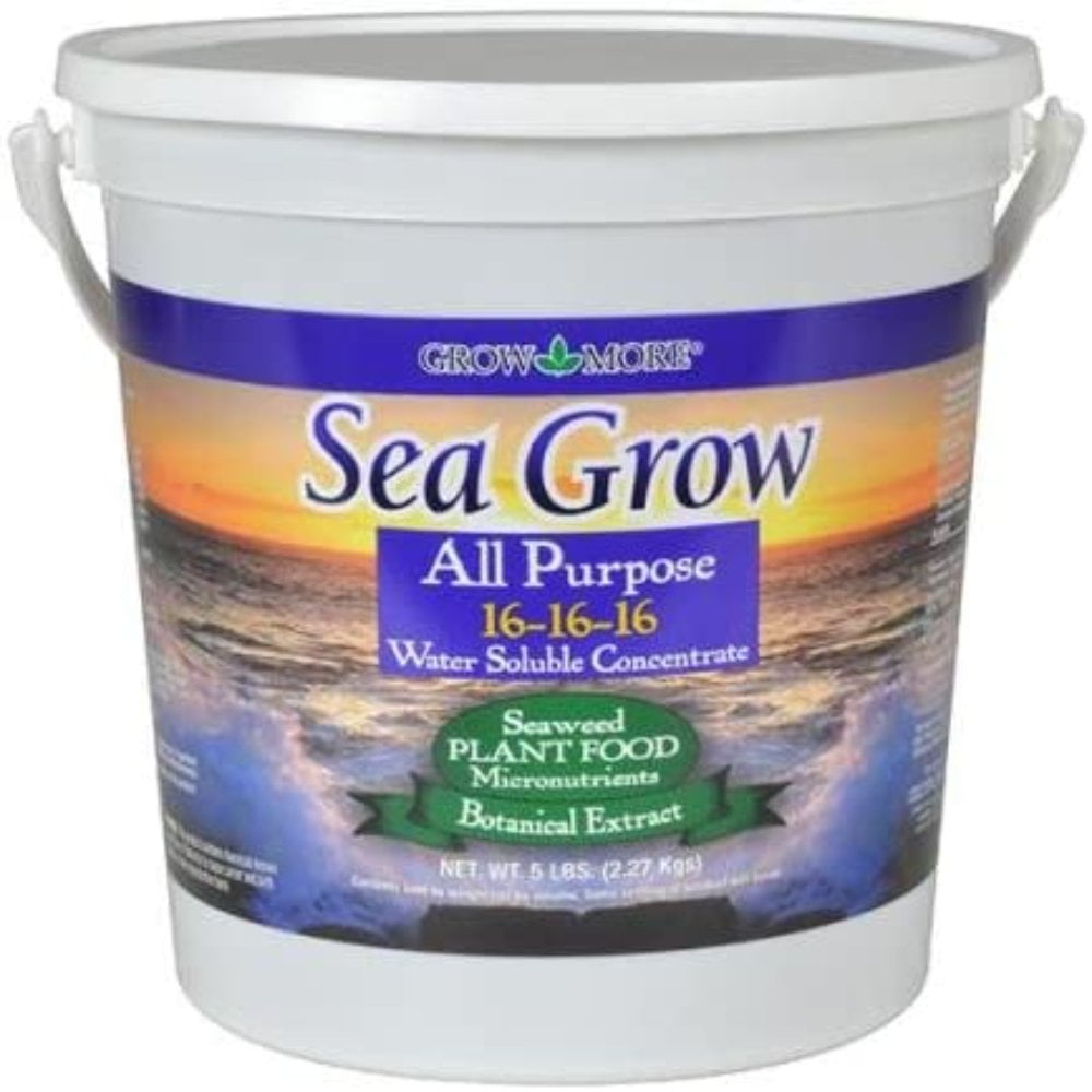Grow More Sea Grow 16-16-16 All-Purpose Plant Food, Water-Soluble ...