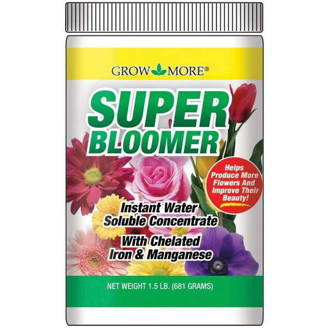 Grow More Super Bloomer Water Soluble Fertilizer Concentrate 15-30-15 1 ...