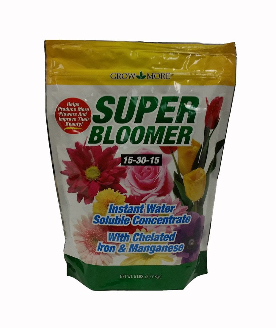 Grow More Super Bloomer Water Soluble Fertilizer Concentrate 15-30-15 ...