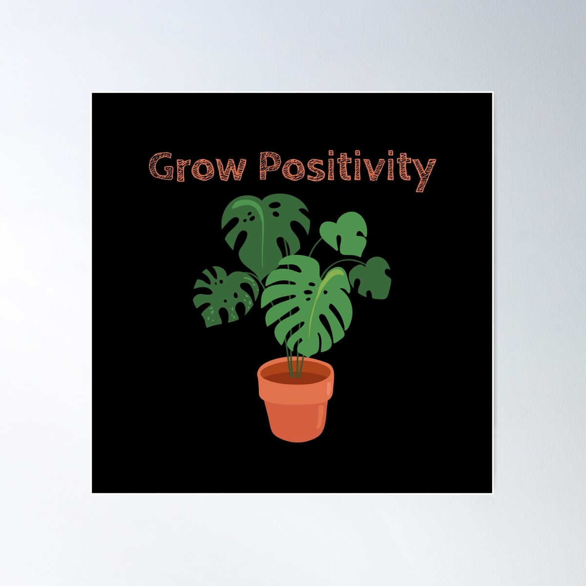 Grow Positivity,Plant Mom,Orange,Monstera,House Plants,Plants,Plant ...