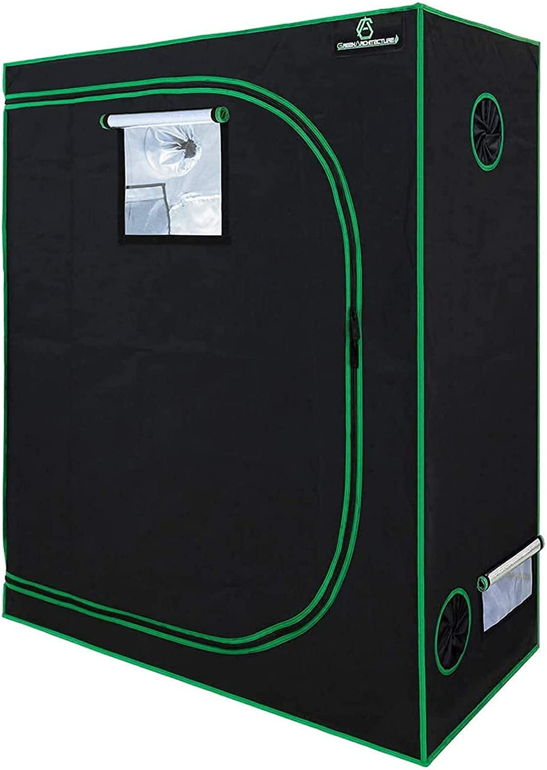 Grow Tent 48"x24"x60" 4'x2' Reflective Mylar Hydroponic Grow Tent with ...