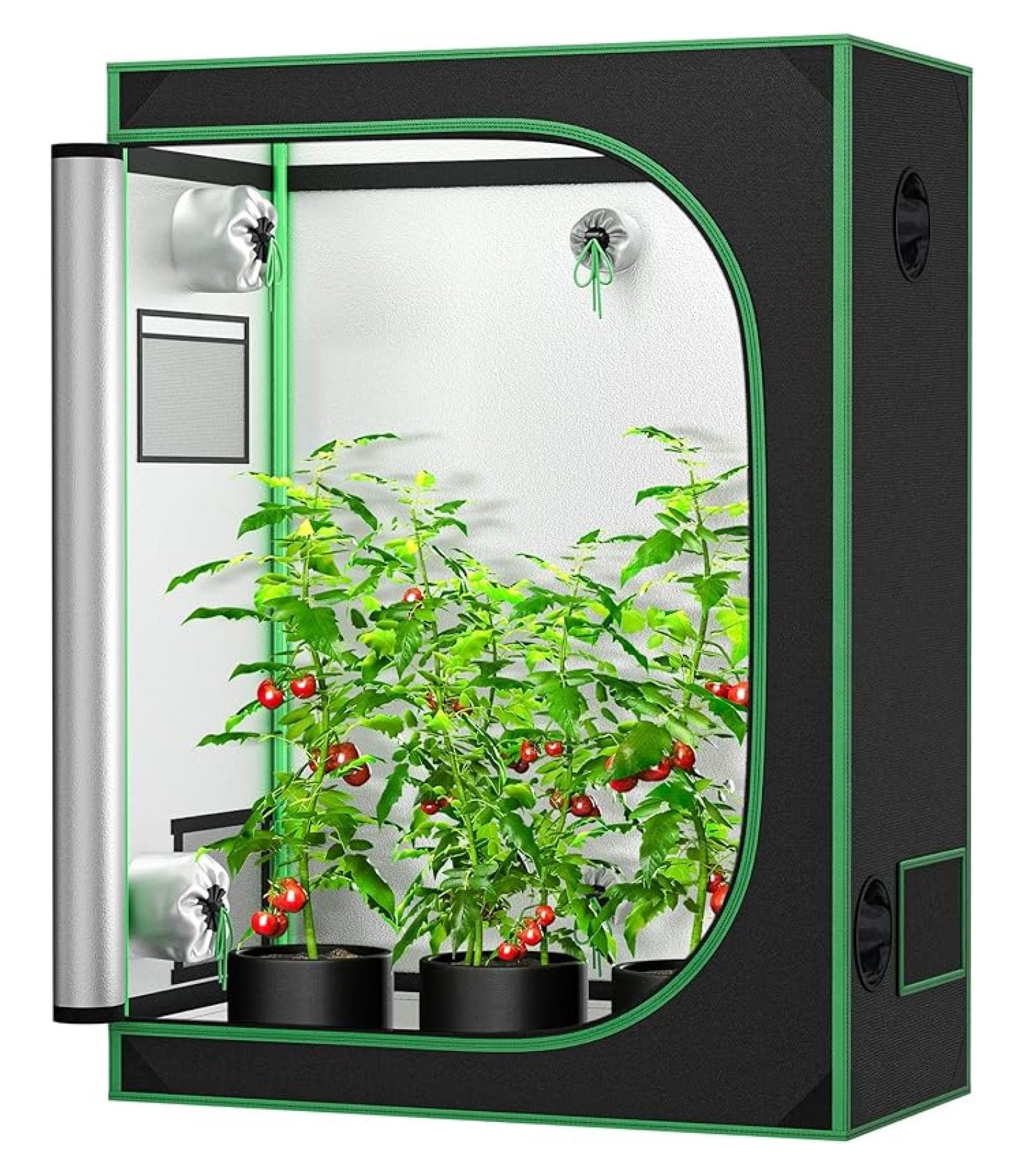 Grow Tent,High Reflective Mylar Garden Growing Dark Room with ...