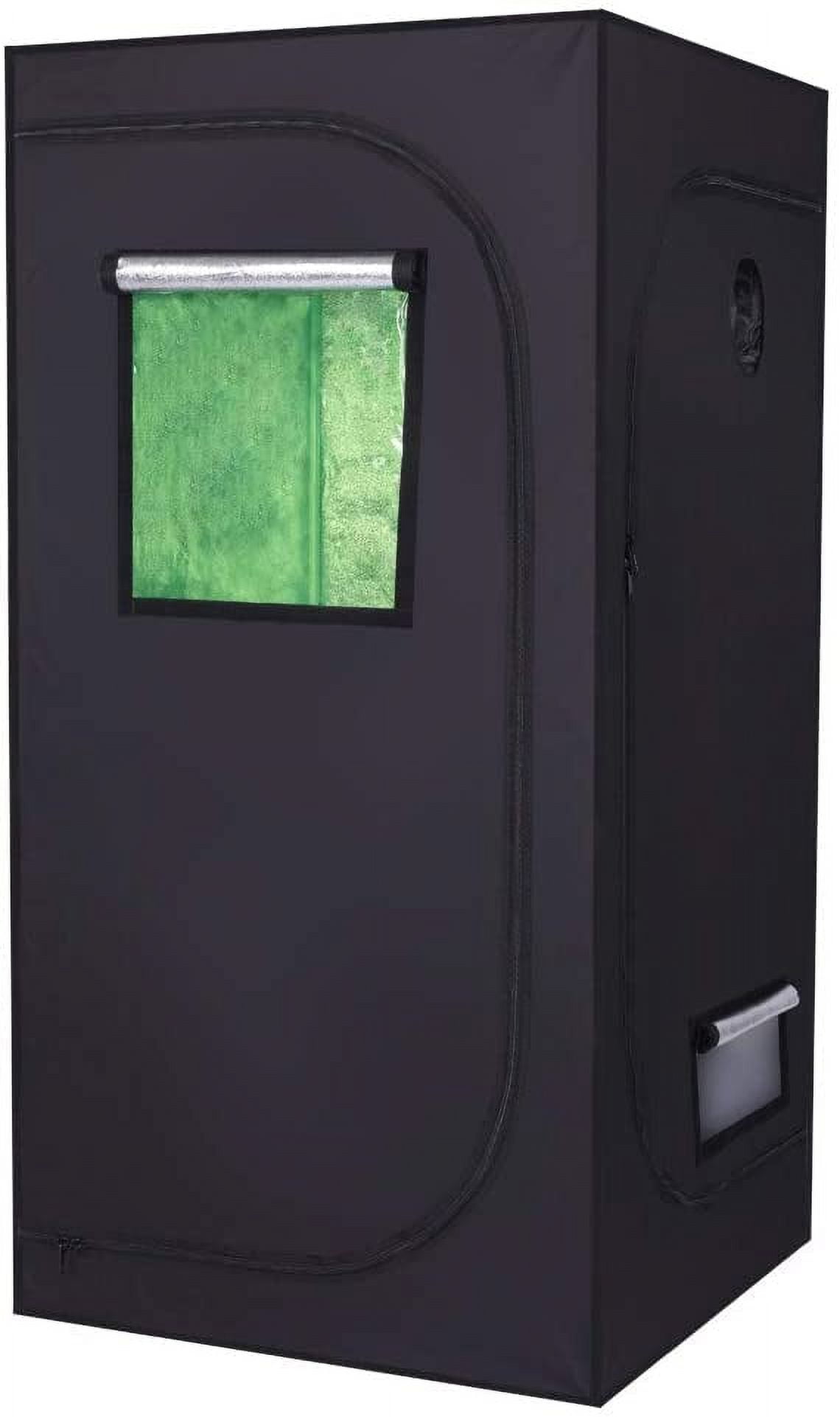 Grow Tent, High Reflective Mylar Hydroponic Growing Room with Removable ...