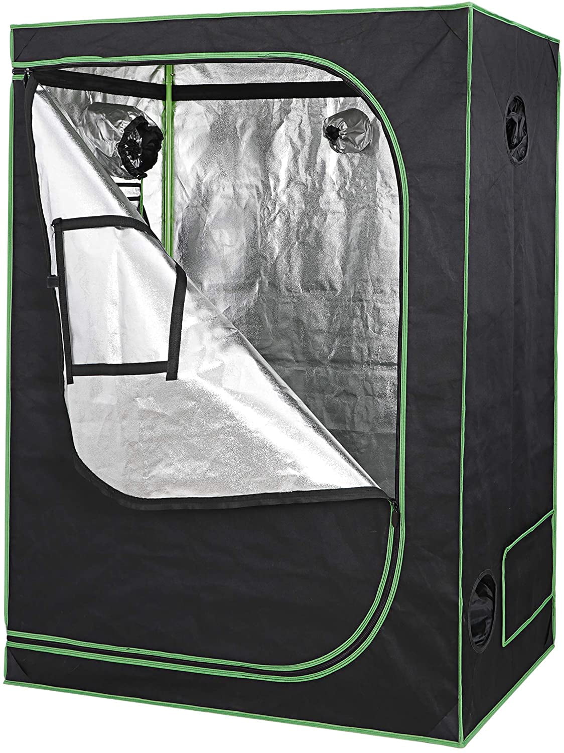 Grow Tent with Observation Window and Floor Tray, Mylar Membrane ...