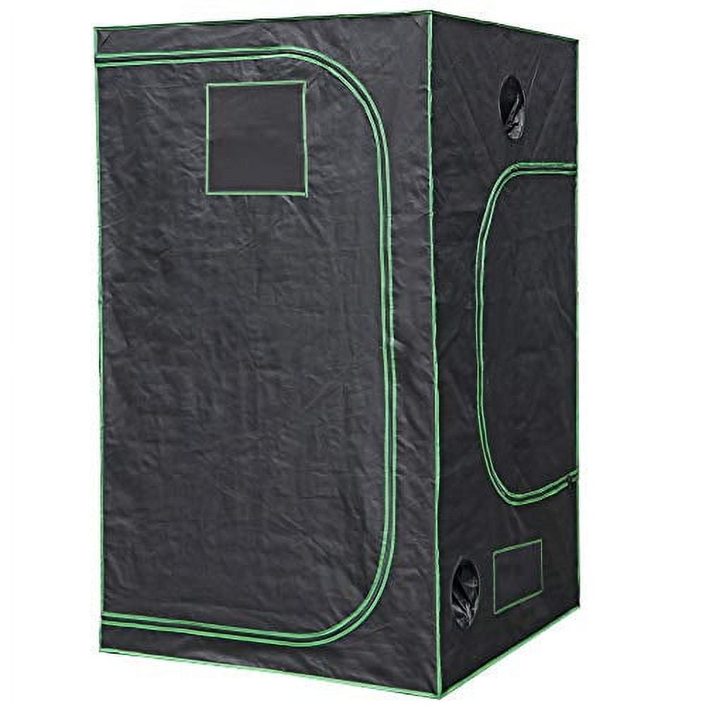 Grow Tent with Observation Window and Floor Tray, Mylar Membrane ...