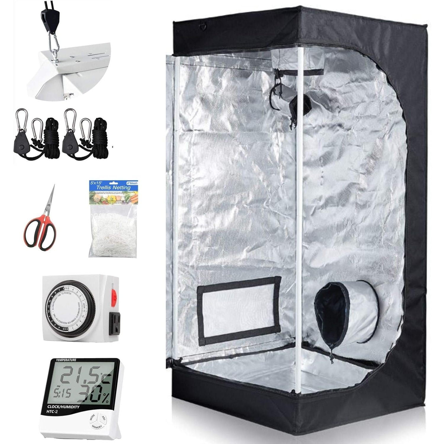 Grow Tent Room Complete Kit 20"x20"x48" Kit Hydroponic Growing System ...