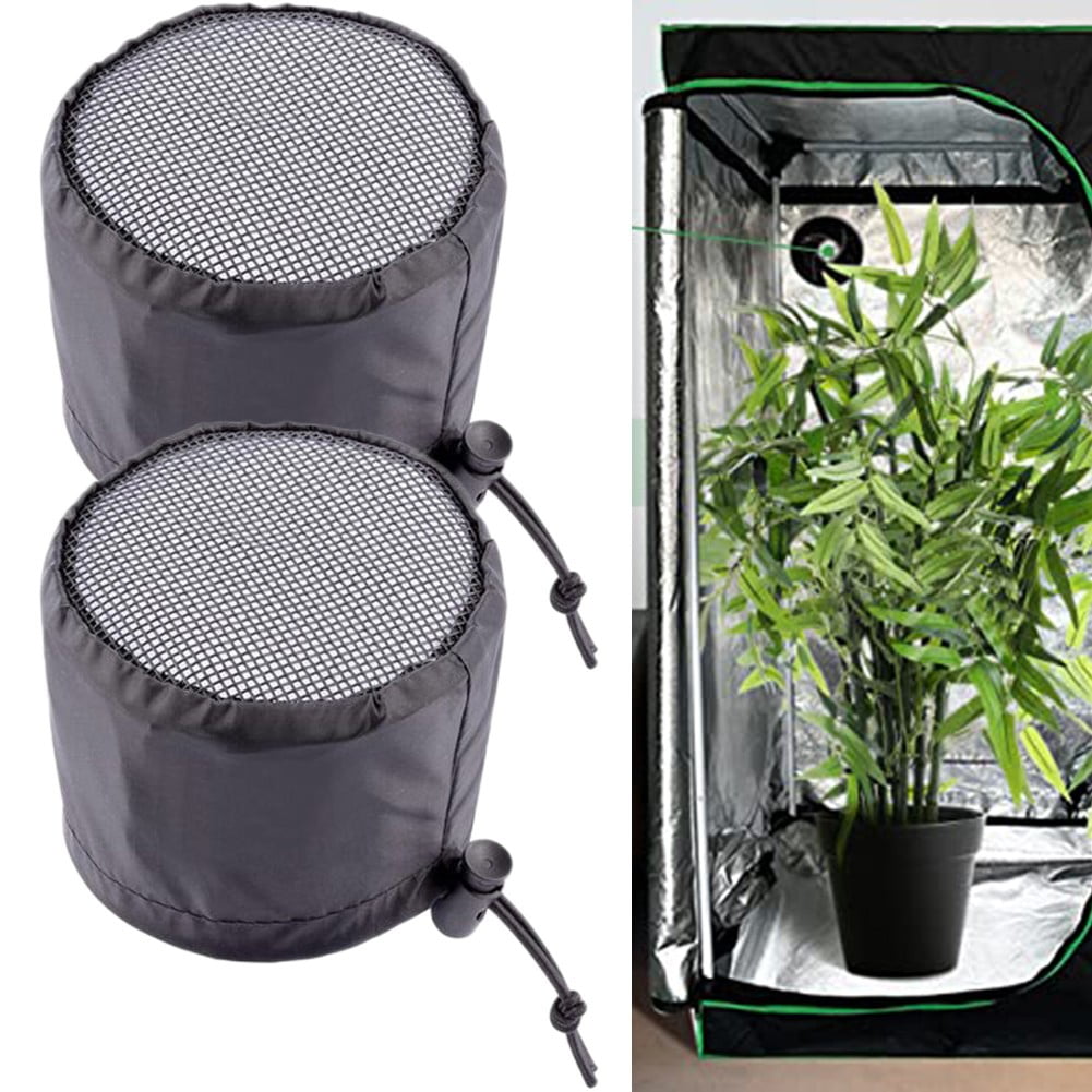 Grow Tent Vent Cover 2-Pack 4/6/8 Inch Duct Filter with Elastic Band ...
