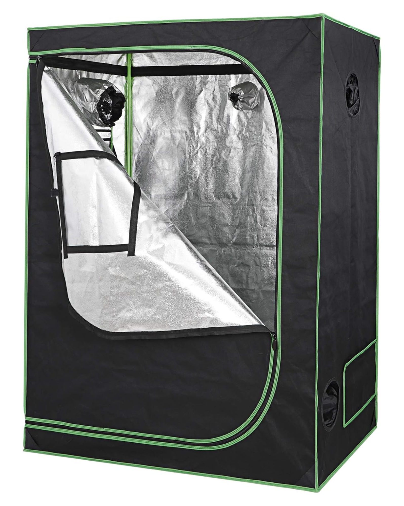 Grow Tent with Observation Window and Floor Tray, Mylar Membrane ...
