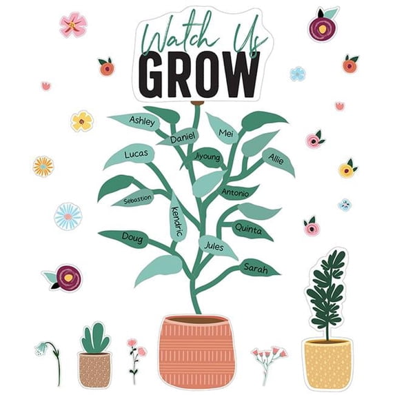 Grow Together Watch Us Grow Bulletin Board Set - Walmart.com