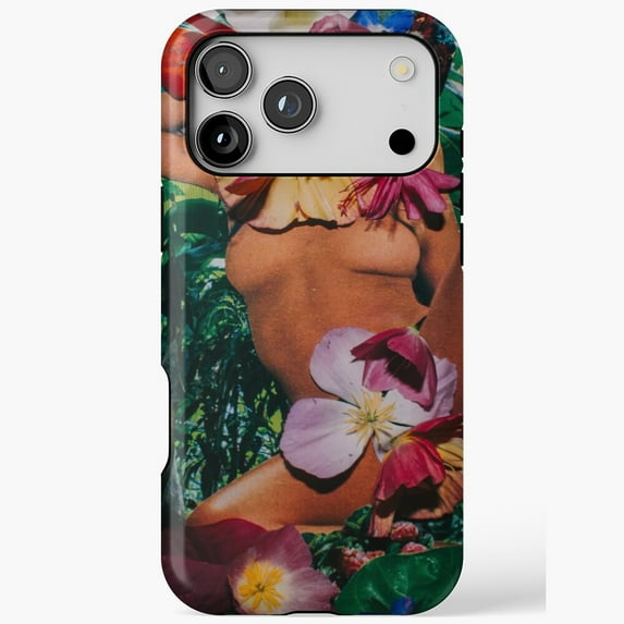 Grow With The Flow Plant Quote Art iPhone Case 17 16 15 14 13 12 11 Pro ...