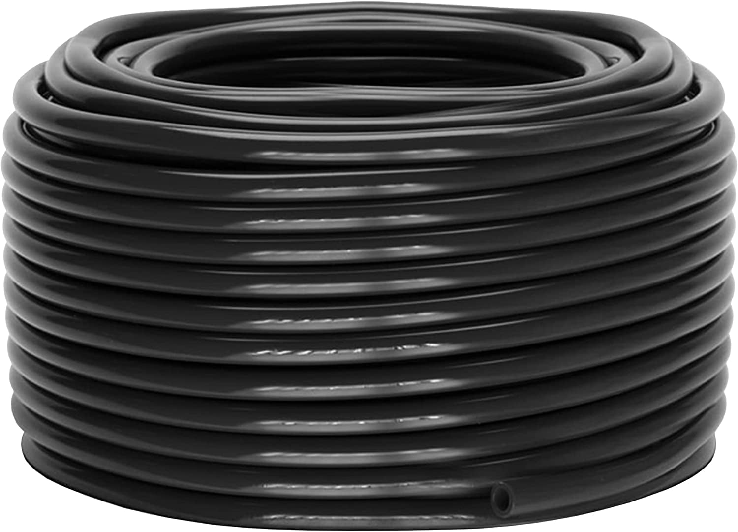 Grow1 Black Vinyl Tubing 1/2 inch x 25ft Roll Irrigation Tubing ...