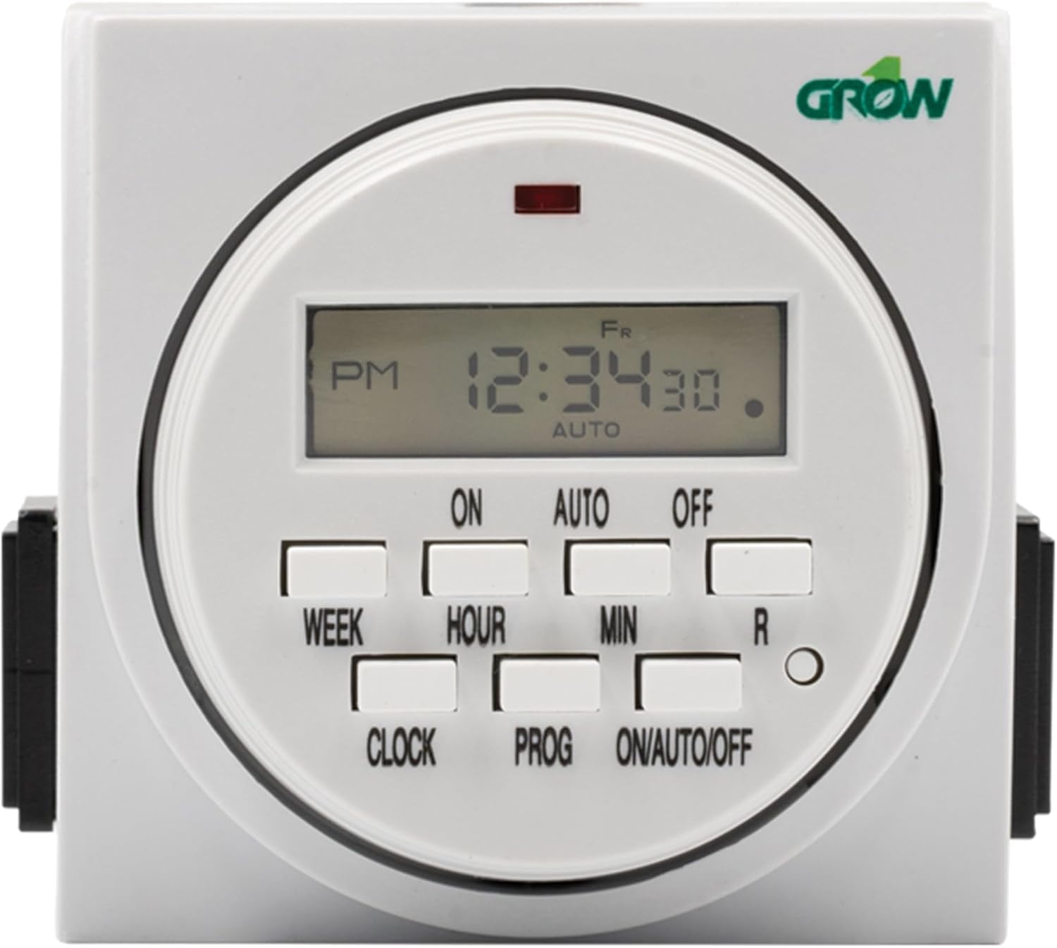 Grow1 Dual Outlet Digital Plug in Timer, 7 Day Timer, Compatible with ...