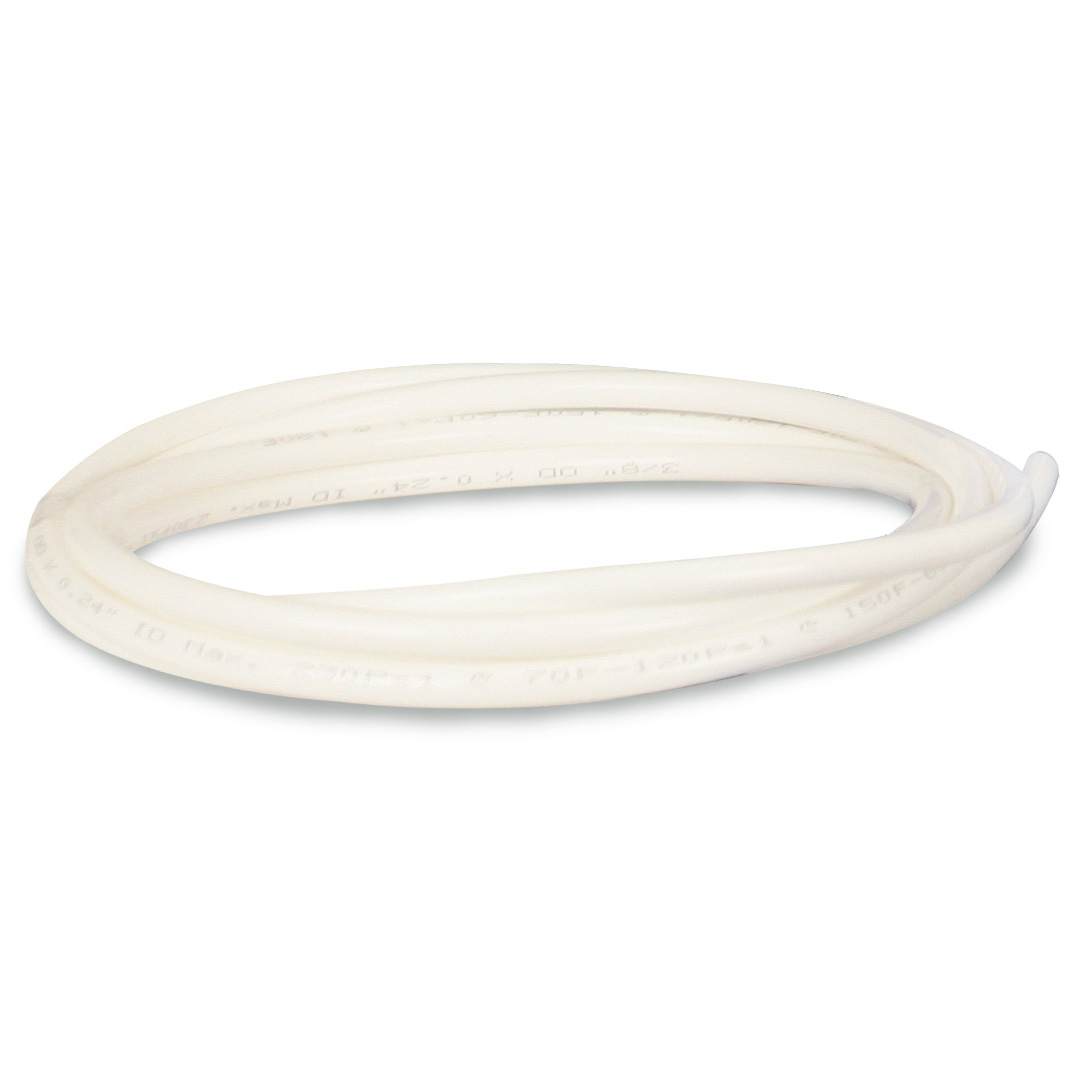 GrowMax Water 30 Ft. 3/8" White Tubing (Inlet) 30 feet of 3/8 white PE ...