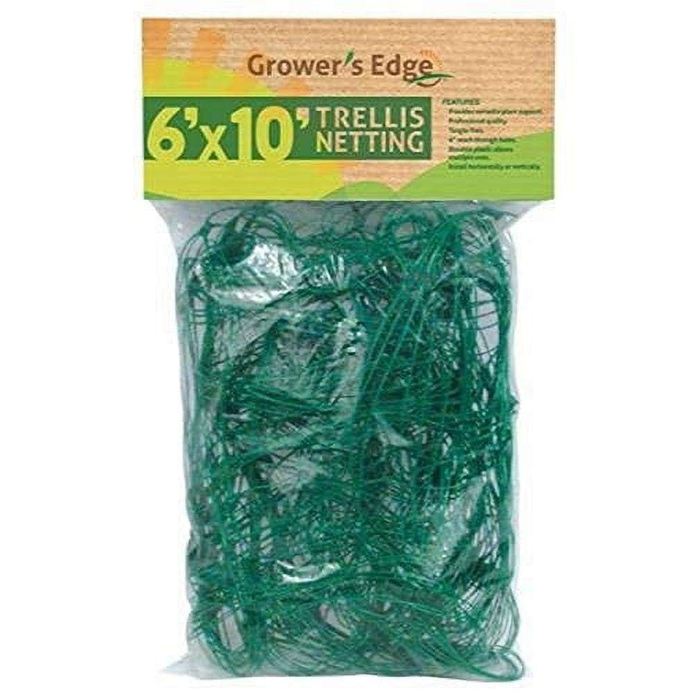 Grower's Edge Trellis Netting, Green - 6 ft x 10 ft,740100 - Walmart.com