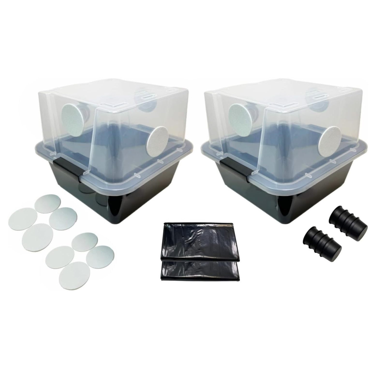 Grower's Select 28Q Cube Mushroom Monotub Fruiting Chambers with Filter ...