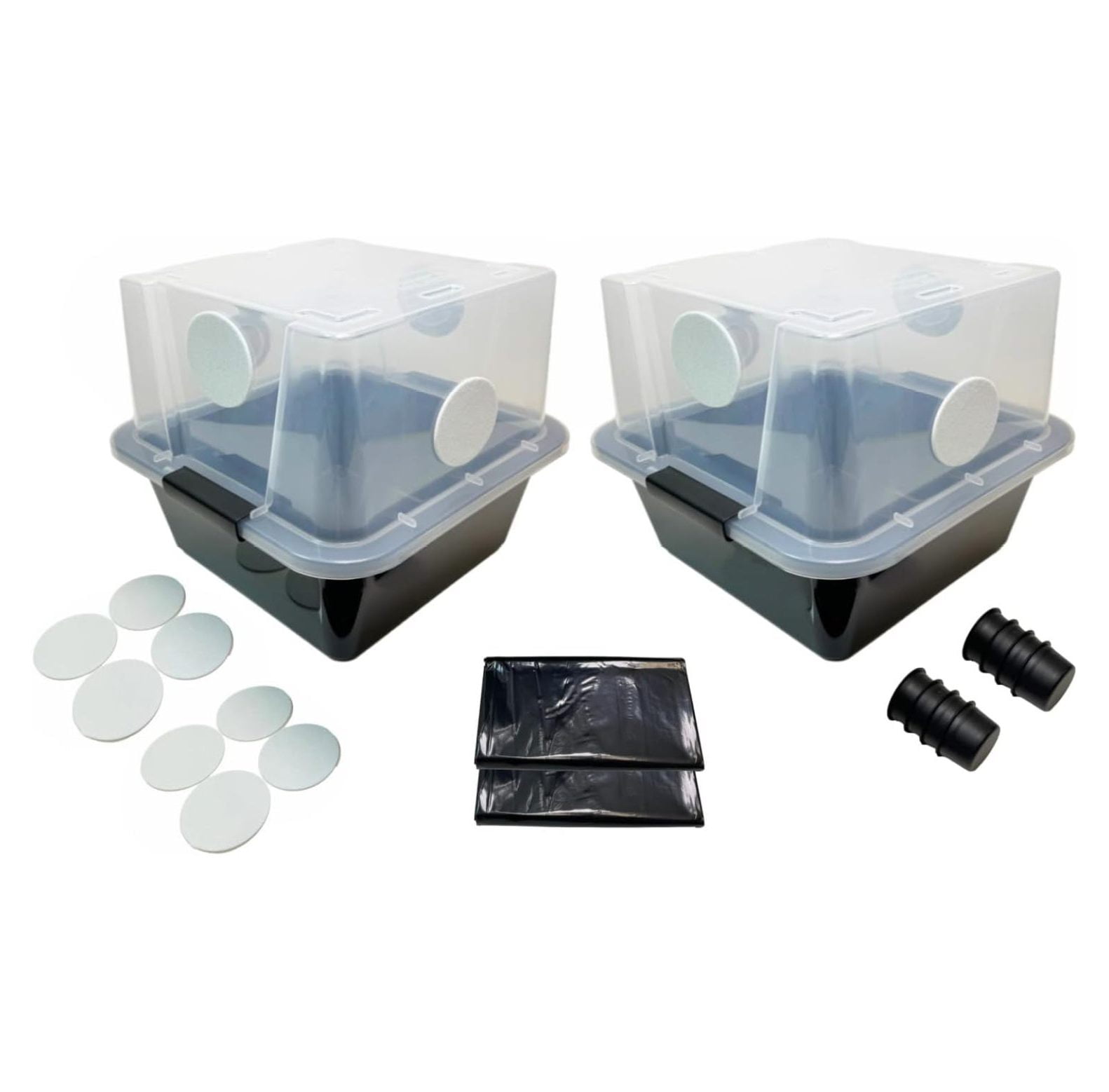 Grower's Select 28Q Cube Mushroom Monotub Fruiting Chambers with Filter ...