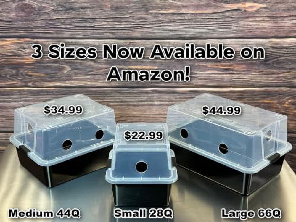 Grower's Select Mushroom Monotub Fruiting Chamber with Filter Disks and ...