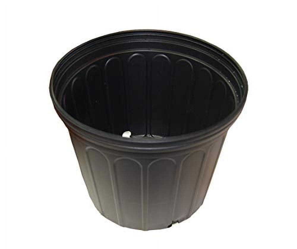 Grower's Solution Three Gallon Black Plastic Trade Pots - Plant ...