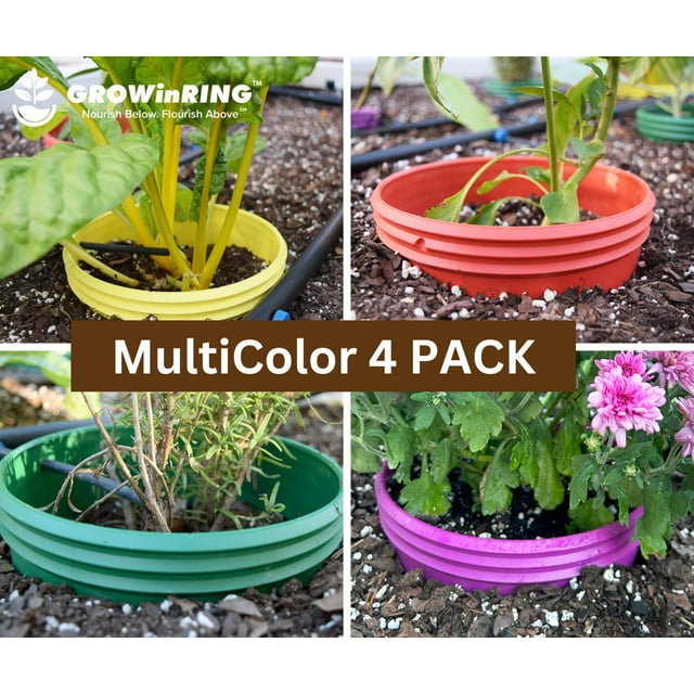 Rooted Promise Plant Grow Ring Round 7 inch Watering Rings for Veggies ...