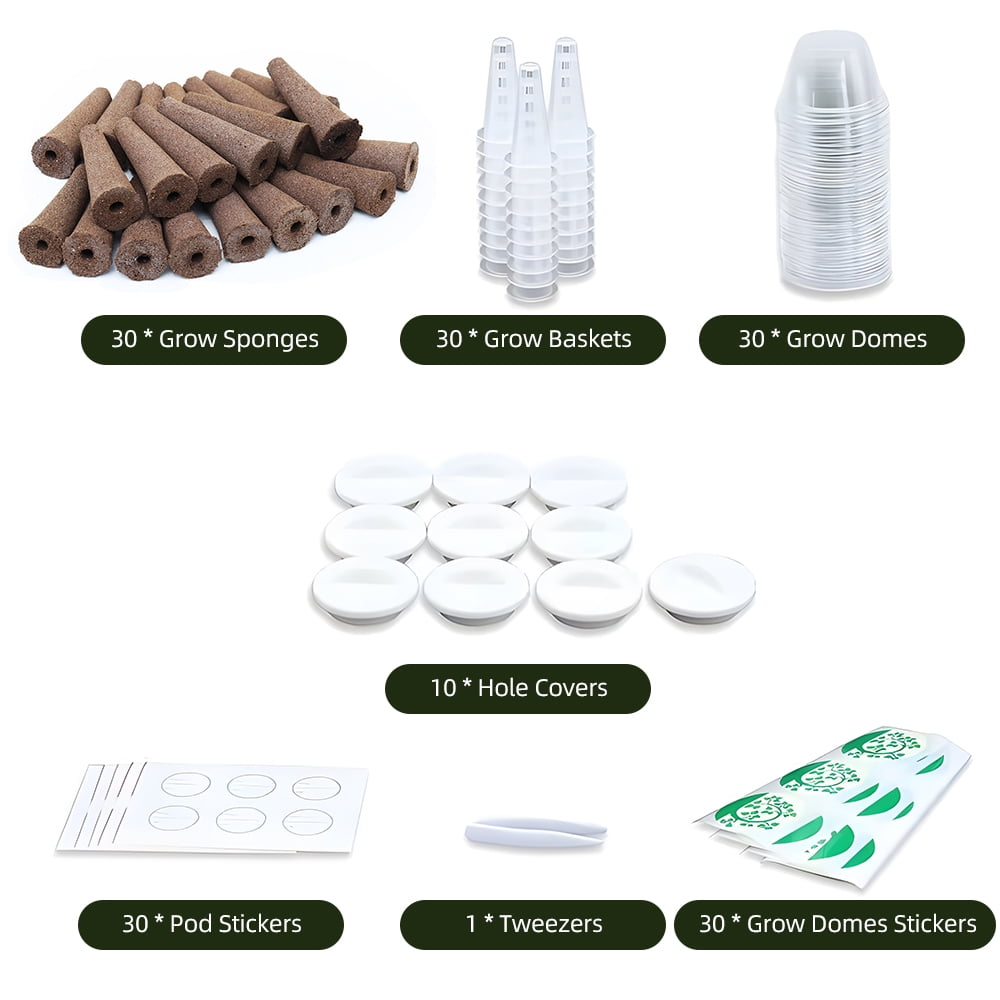 Growing Kit,Stickers 30 Stickers 30 Pod Stickers 161pcs Kit Set 10 ...