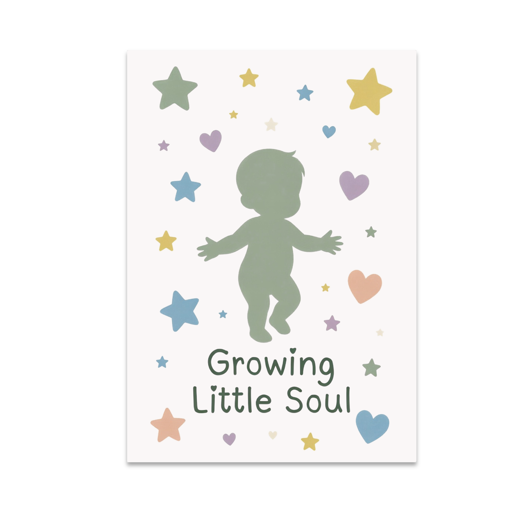 Growing Little Soul - Toddler Growth Wall Art - 13x19 Poster Print ...
