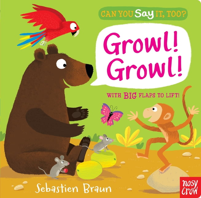 Growl Growl (Board Book) - Walmart.com