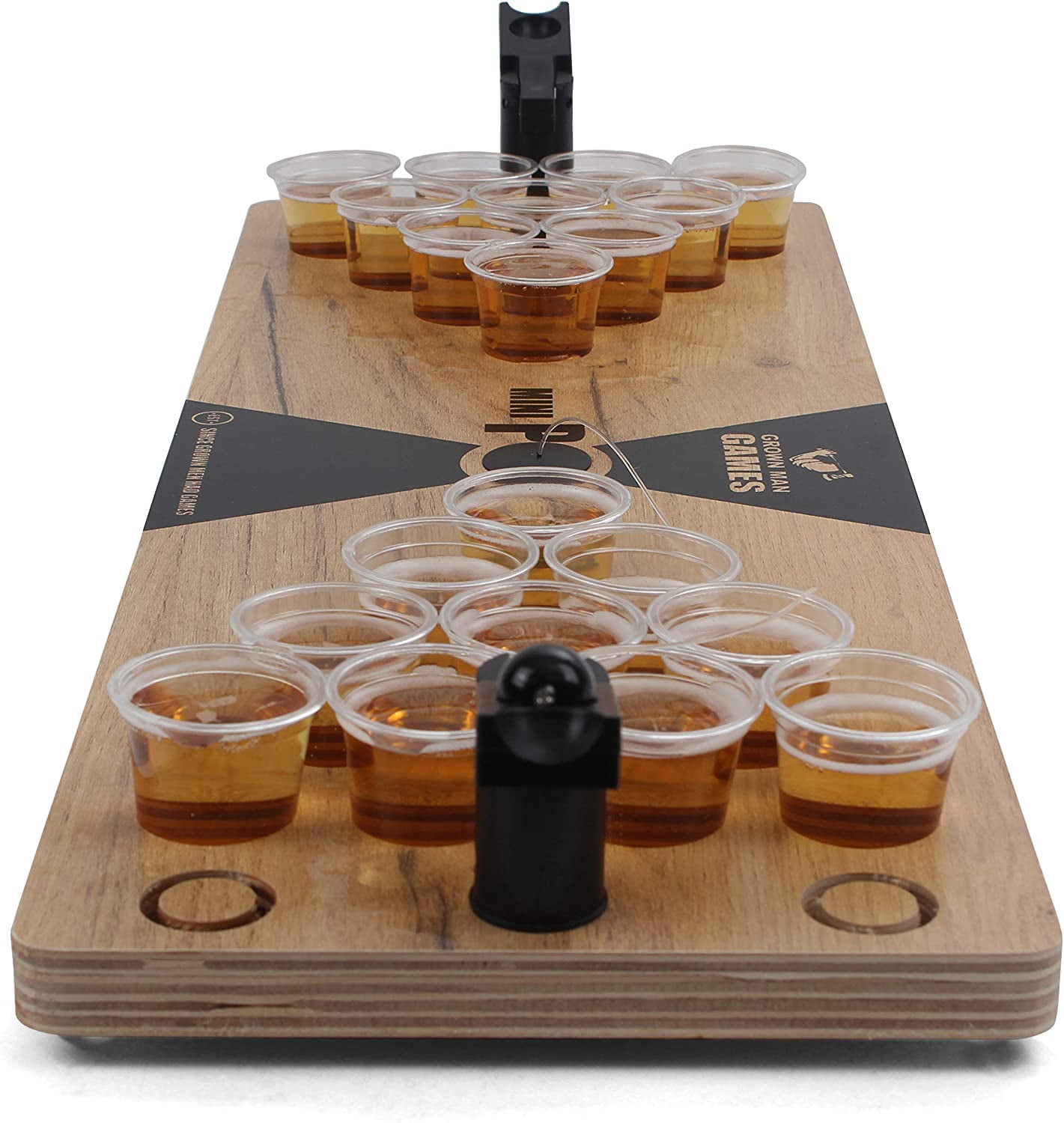 Grown Man Games Mini Beer Pong - Drinking Game - Party Game - Beer Game ...