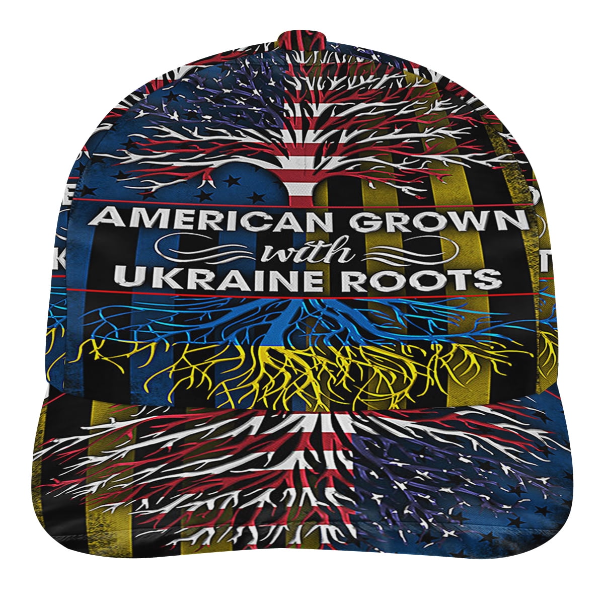 Grown With Ukraine Roots baseball cap hat - Walmart.com