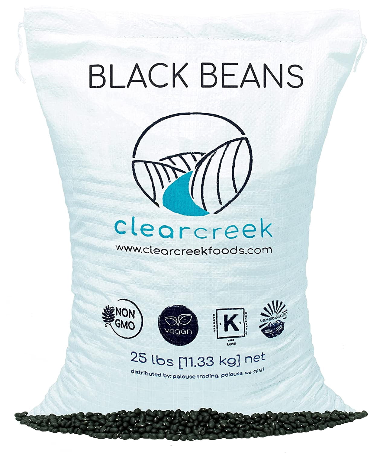 Grown in Washington Black Beans | 25 lb | Non-GMO | Kosher | Vegan ...