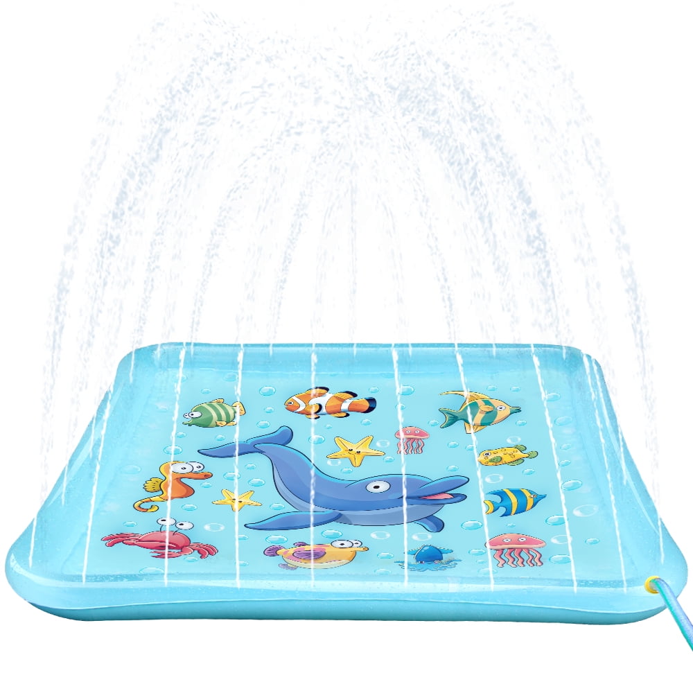 "Growsly 67"" Splash Pad for Kids, Outdoor Water Sprinkler Toy, Ideal ...