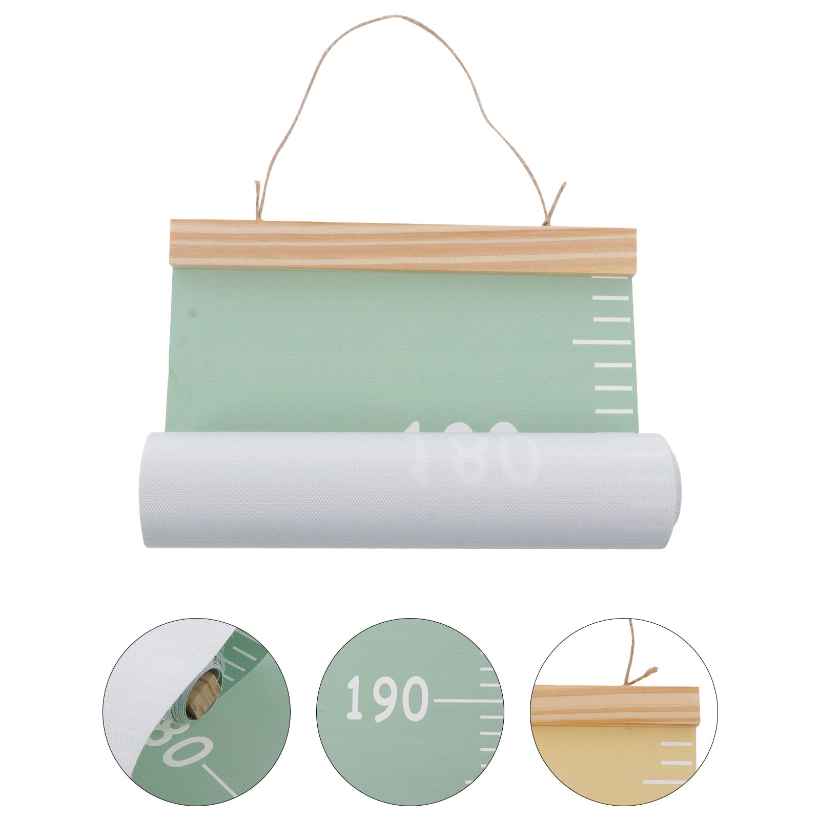 Growth Chart Height Ruler Decor Wall Fabric Canvas Height Measurement ...