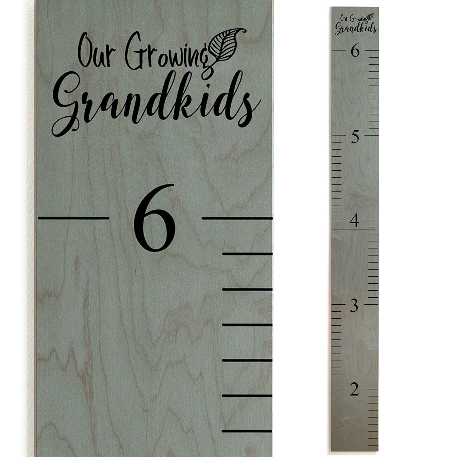 Growth Chart for Wall - Height Chart for Kids, Wooden Height Chart ...